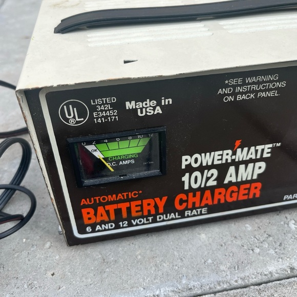 Other | Powermate 12 Amp Automatic Battery Charger 6 And 12 Volt Dual ...